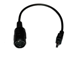 keith mcmillen instruments usb mini to 5-pin din midi out adapter cable | for kmi products only