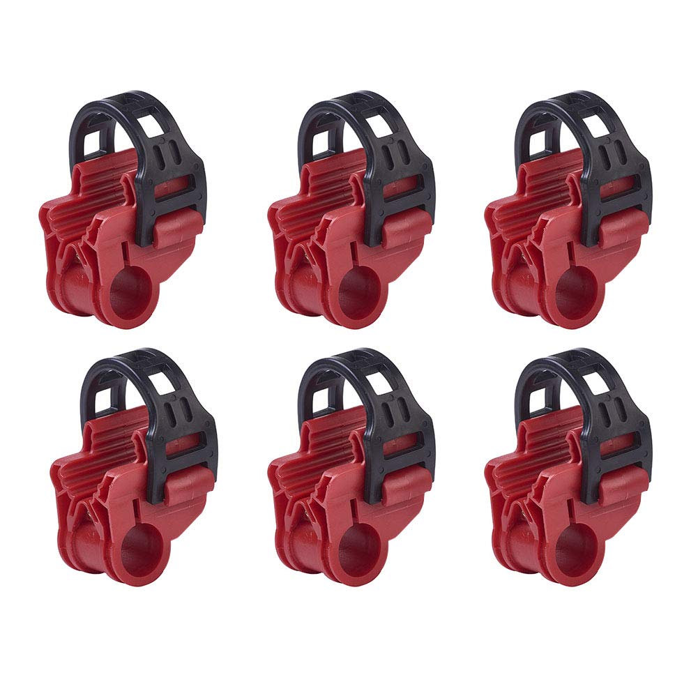 6pcs/Set Car Bicycle Stand SUV Vehicle Trunk Mount Bike Rack Hitch Stand Storage Carrier Spare Hooks with Racks Rubber Strap Red&Black