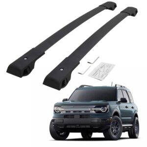 titopena roof rack cross bars fit for ford bronco sport 2020-2024 (on road) top rails carrier bag luggage kayak canoe bike snowboard skiboard(not fit badlands &outer banks model)