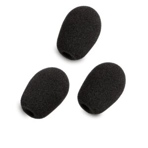 lefxmophy blackshark pop filter replacement for razer blackshark v2 / v2 pro / v2 x/kaira pro gaming headset microphone windscreen mic foam cover, 3-pack