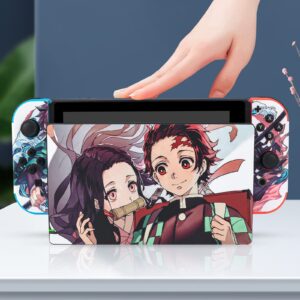 DLseego Switch Skin Sticker Pretty Pattern Full Wrap Skin Protective Film Sticker Design for Switch - Boys and Girls