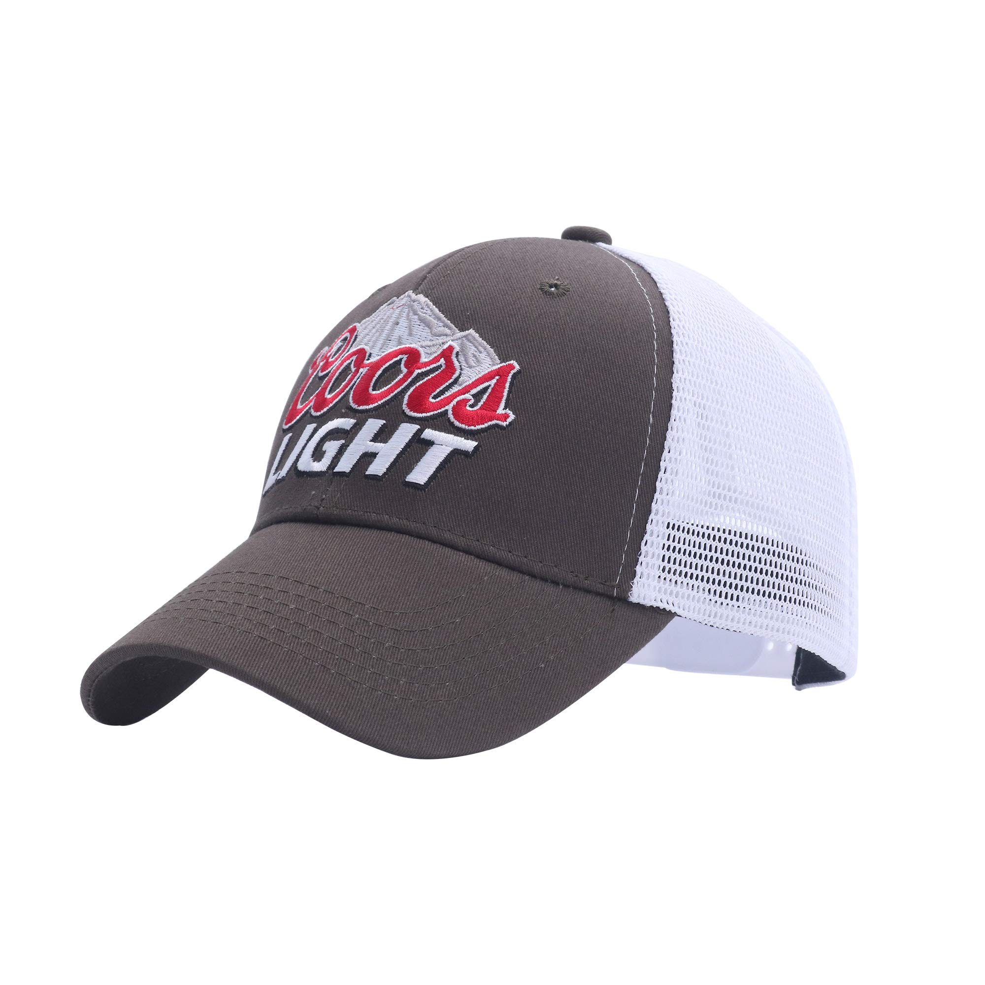 Coor Light Hat Cotton Baseball Hats for Men and Women Brown