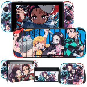 dlseego switch skin sticker pretty pattern full wrap skin protective film sticker design for switch - boys and girls