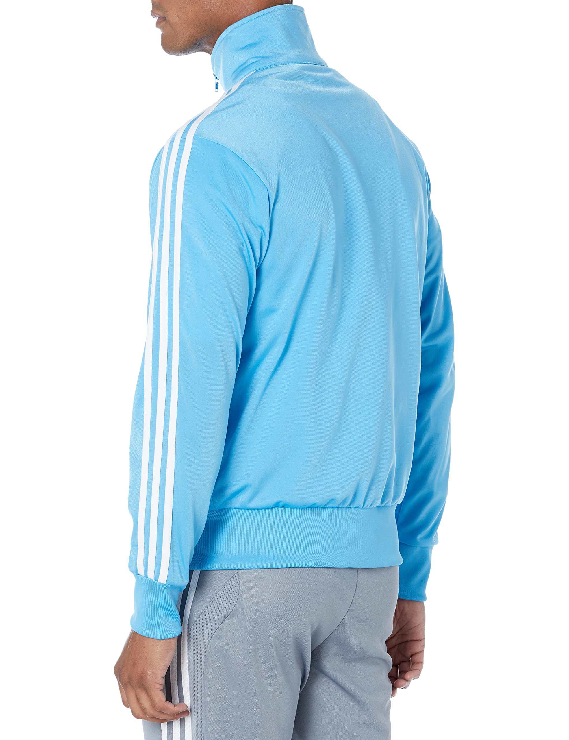 adidas Originals Men's Adicolor Classics Firebird Track Jacket, Sky Rush, Large