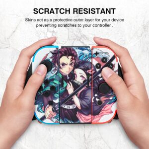 DLseego Switch Skin Sticker Pretty Pattern Full Wrap Skin Protective Film Sticker Design for Switch - Boys and Girls