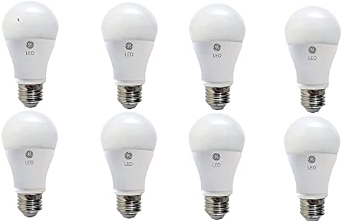 8 Pack GE LED 60W = 10W Soft White 60 Watt Equivalent A19 2700K Light Bulb