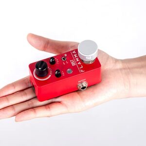 FLAMMA FC06 Distortion Guitar Pedal Electric Guitar Effects with 2 Modes HP/LP, Mini Analog Guitar Pedal, True Bypass