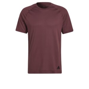 adidas Men's Yoga Tee, Quiet Crimson, Medium