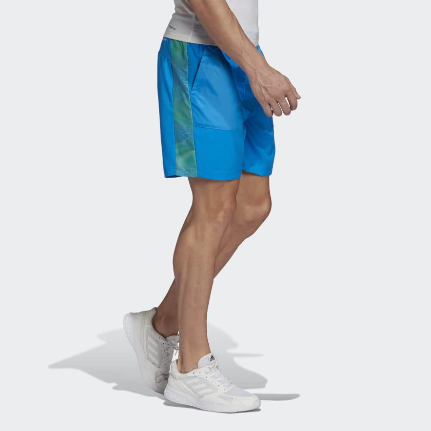 adidas Men's Seasonals Shorts, Blue Rush, Small