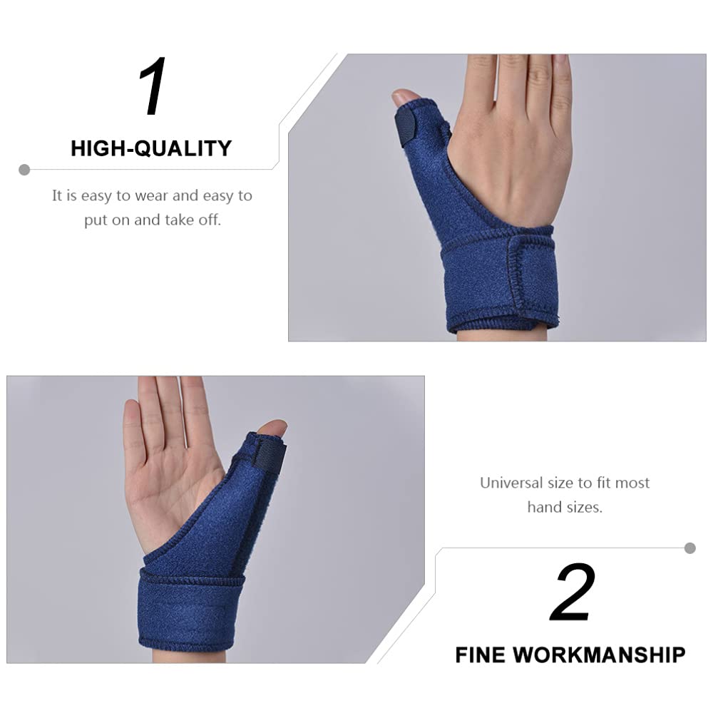 Healifty 1pc Thumb Orthosis Wrist Support Brace Wrist Support Wrap Broken Finger Splint Resting Hand Splint Wrist Brace Thumb Guard to Sleep Protective Gear Ok Cloth Composite Material