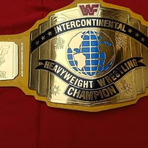 Intercontinental Championship Belt Yellow Leather Belt