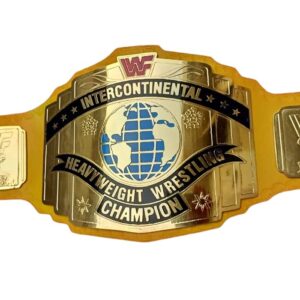 Intercontinental Championship Belt Yellow Leather Belt