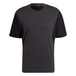 adidas men's well being tee, carbon, xx-large