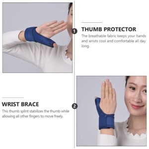 Healifty 1pc Thumb Orthosis Wrist Support Brace Wrist Support Wrap Broken Finger Splint Resting Hand Splint Wrist Brace Thumb Guard to Sleep Protective Gear Ok Cloth Composite Material