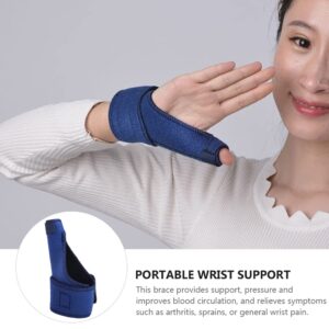 Healifty 1pc Thumb Orthosis Wrist Support Brace Wrist Support Wrap Broken Finger Splint Resting Hand Splint Wrist Brace Thumb Guard to Sleep Protective Gear Ok Cloth Composite Material