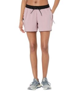 adidas terrex liteflex hiking shorts magic mauve/black xs (us 0-2) r