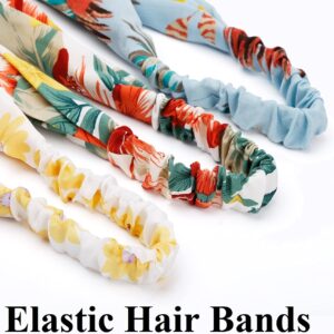 Huachi Boho Headbands for Women Twist Knot Head Bands Headwraps for Wigs African Cute Hair Bands Stretchy Fashion Summer Hair Accessories, 16 Pack