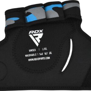 RDX Weight Lifting Gloves Grips, Gym Fitness Workout, Anti Slip Ventilated Open Back Gripper, Strength Training HIIT Exercise Deadlift, Men Women Cycling Rowing Climbing Hanging Pull Ups Gymnastics