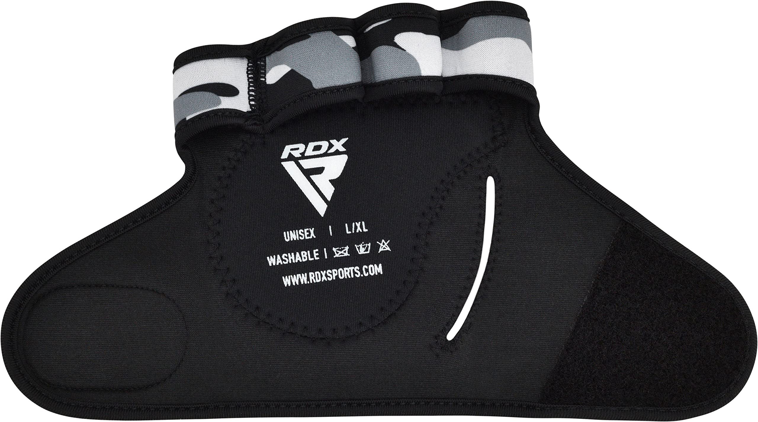 RDX Weight Lifting Gloves Grips, Gym Fitness Workout, Anti Slip Ventilated Open Back Gripper, Strength Training HIIT Exercise Deadlift, Men Women Cycling Rowing Climbing Hanging Pull Ups Gymnastics