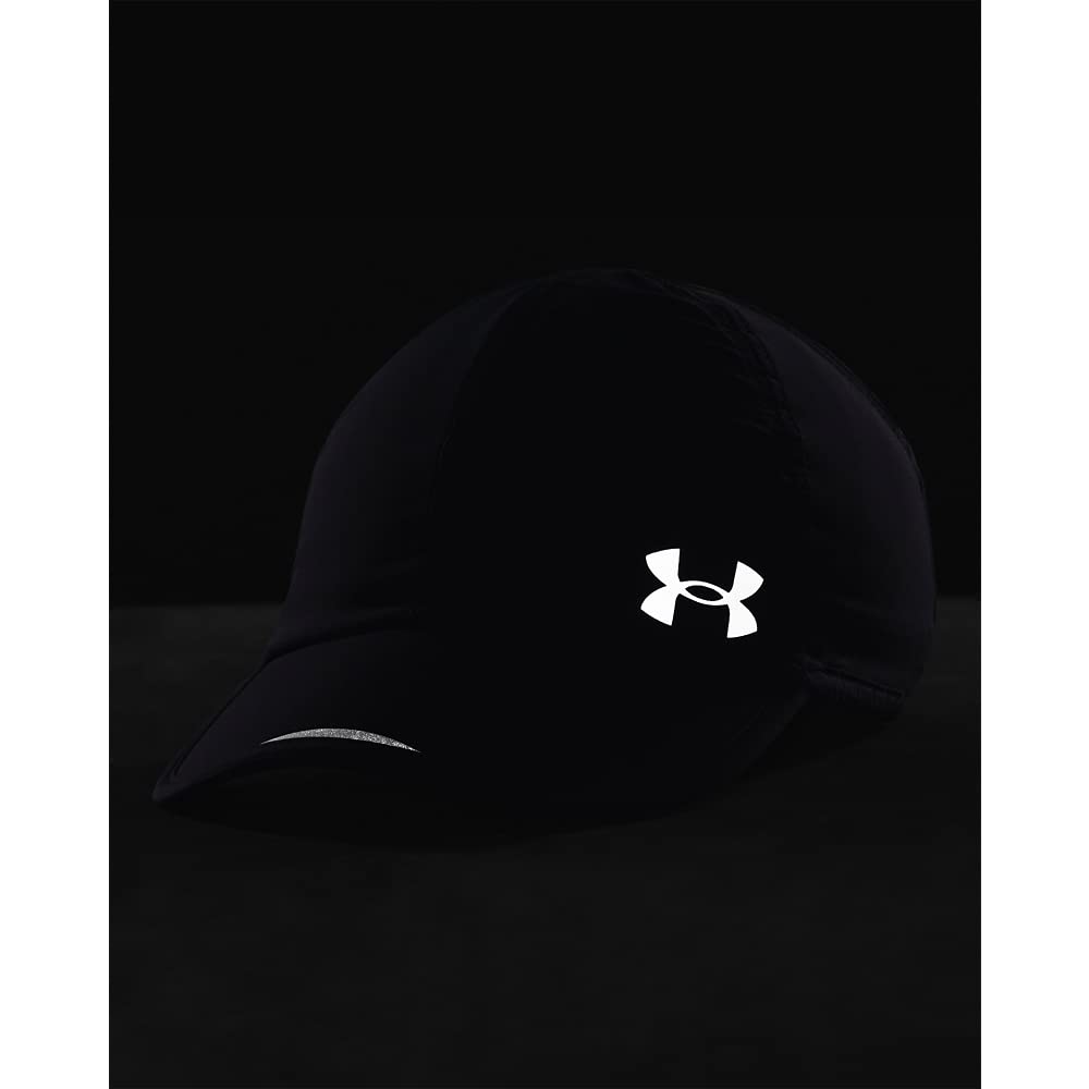 Under Armour Women's Iso-chill Launch Wrapback, Black (001)/Reflective, One Size Fits Most