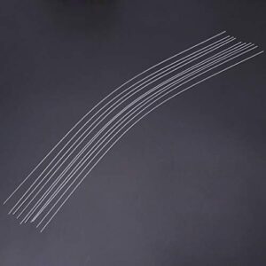 HELYZQ 10 Pcs/Set Fishing Float Tail DIY Floats Hollow 0.8/1/1.2mm Inner Diameter Thicken Tackle Tube Transparent Rigging Accessories