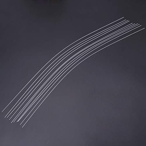 HELYZQ 10 Pcs/Set Fishing Float Tail DIY Floats Hollow 0.8/1/1.2mm Inner Diameter Thicken Tackle Tube Transparent Rigging Accessories