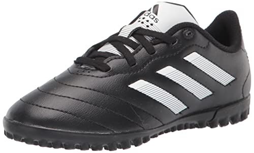 adidas Goletto VIII Turf Soccer Shoe, Black/White/Red, 3.5 US Unisex Big Kid