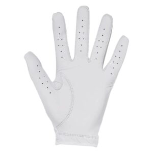 Under Armour Men's Iso-Chill Golf Glove, White (100)/Black, Left Hand Medium Large