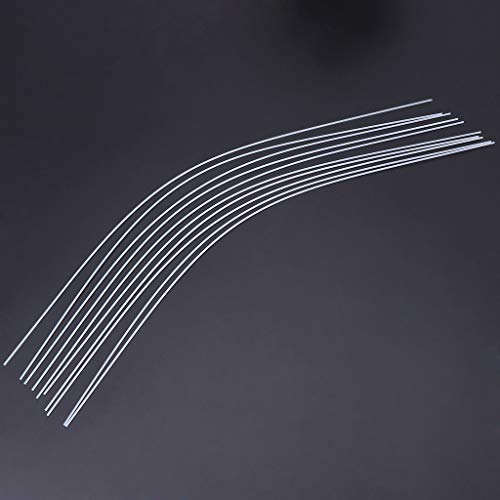 HELYZQ 10 Pcs/Set Fishing Float Tail DIY Floats Hollow 0.8/1/1.2mm Inner Diameter Thicken Tackle Tube Transparent Rigging Accessories