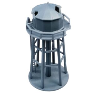 outland models railway scenery structure damaged water tower 1:220 z scale