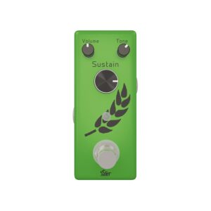 iset fuzz pedal analog wheat fuzz effect for electric guitar bass true bypass