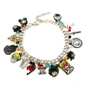 Avfjofj Fandom Enthusiast Anime Cartoon Charm Bracelet