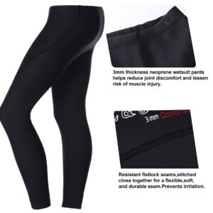 Wetsuit Pants 3mm Neoprene pants diving pants Keep Warm for Swimming Surfing Diving Kayaking LP011-XL