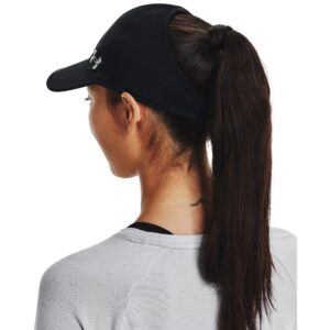 under armour women's iso-chill launch wrapback, black (001)/reflective, one size fits most