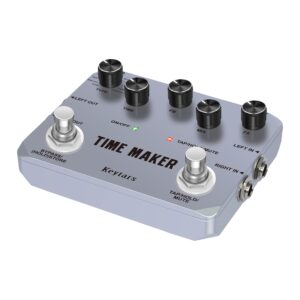 Keytars Time Maker 11 Types of Ultimate Delay Bass Guitar Effect Pedal with Tap Tempo True Bypass …