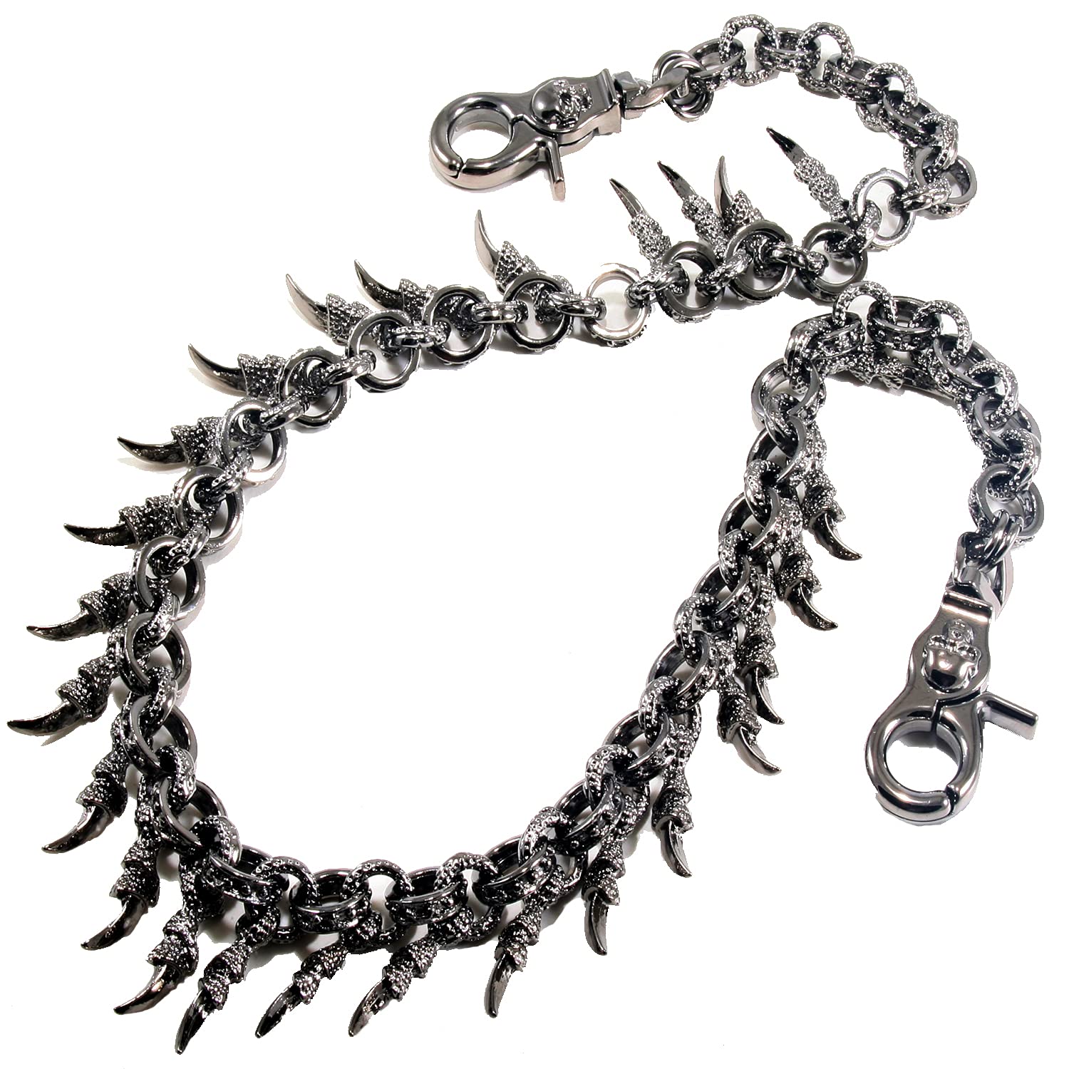 DoubleK Dragon Claw Symbol Biker Key Jean Wallet Chain (28In) Black CS79BLK, CS79BLKNEW