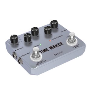 Keytars Time Maker 11 Types of Ultimate Delay Bass Guitar Effect Pedal with Tap Tempo True Bypass …