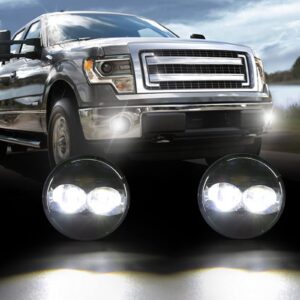 LED Fog Lights Bumper Driving Lamps Assembly Replacement for Ford F150 2006 2007 2008 2009 2010 2011 2012 2013 2014 F150