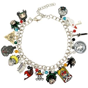 avfjofj fandom enthusiast anime cartoon charm bracelet