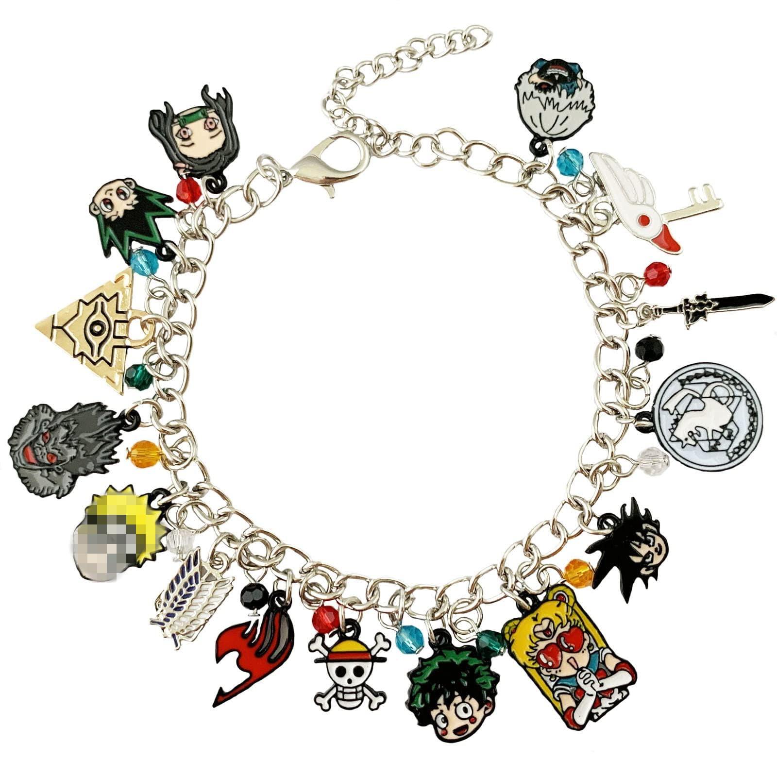 Avfjofj Fandom Enthusiast Anime Cartoon Charm Bracelet