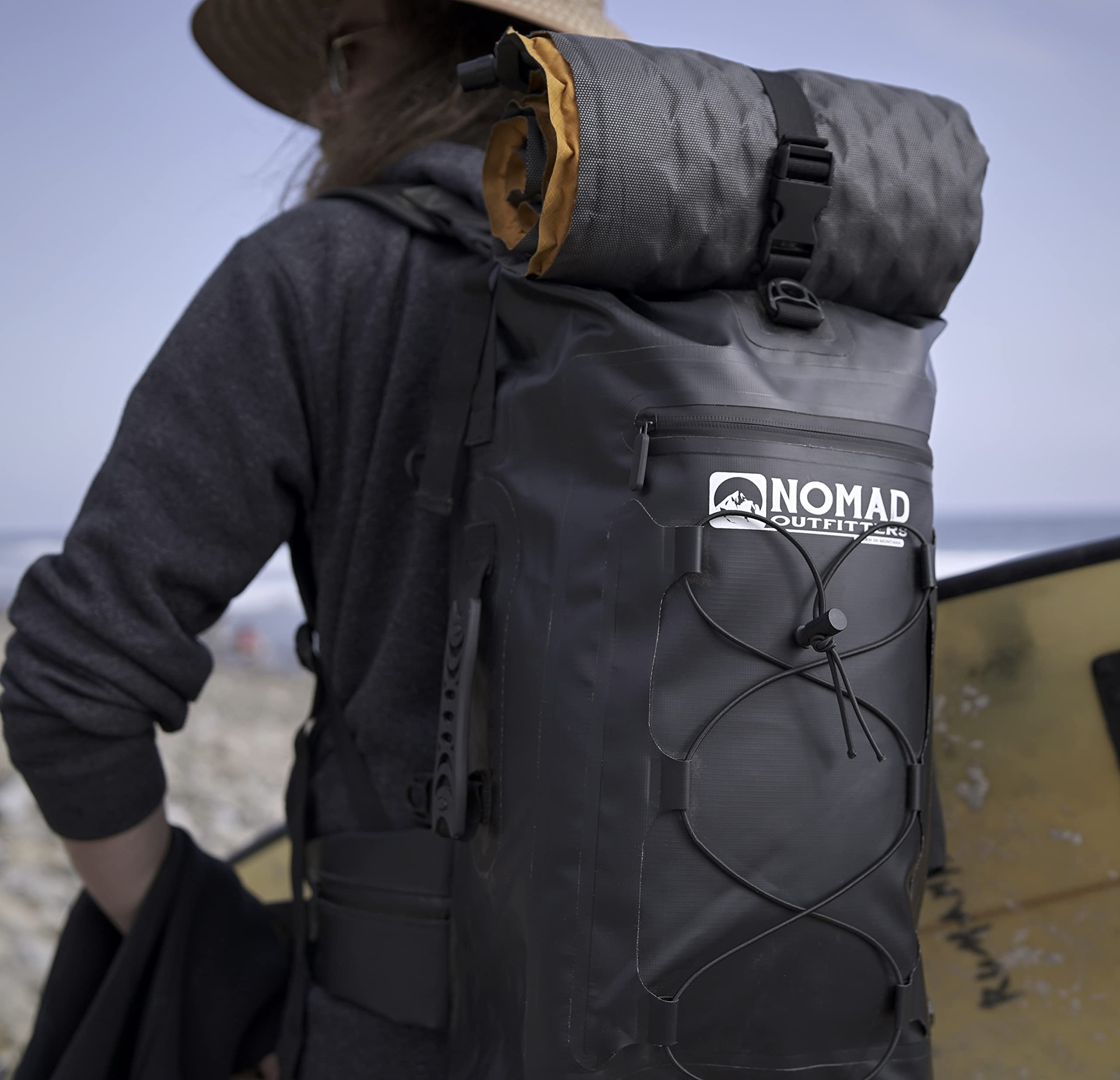 Grehge Nomad Outfitters | STEALTH 30L - Heavy Duty Waterproof Roll-Top Dry Ba