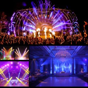 Topteng 𝟐𝟑𝟎𝐖 𝐌𝐨𝐯𝐢𝐧𝐠 𝐇𝐞𝐚𝐝 𝐒𝐭𝐚𝐠𝐞 𝐋𝐢𝐠𝐡𝐭, DJ Lights Beam 230 Stage Lights Spotlight 230W 7R Zoom Moving Head Beam Sharpy Light 8 Prism Strobe DMX 16Ch for Party Stage