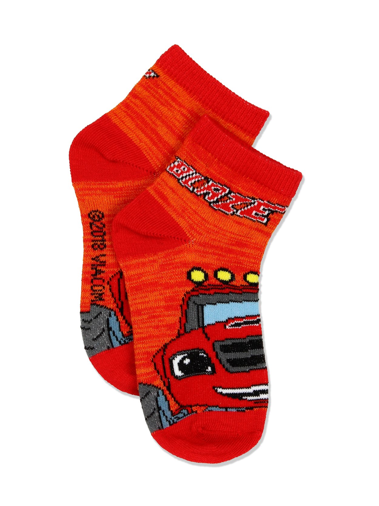 Nickelodeon Blaze and the Monster Machines Toddler Boys 6 pack Socks (Medium (6-8), Multi)