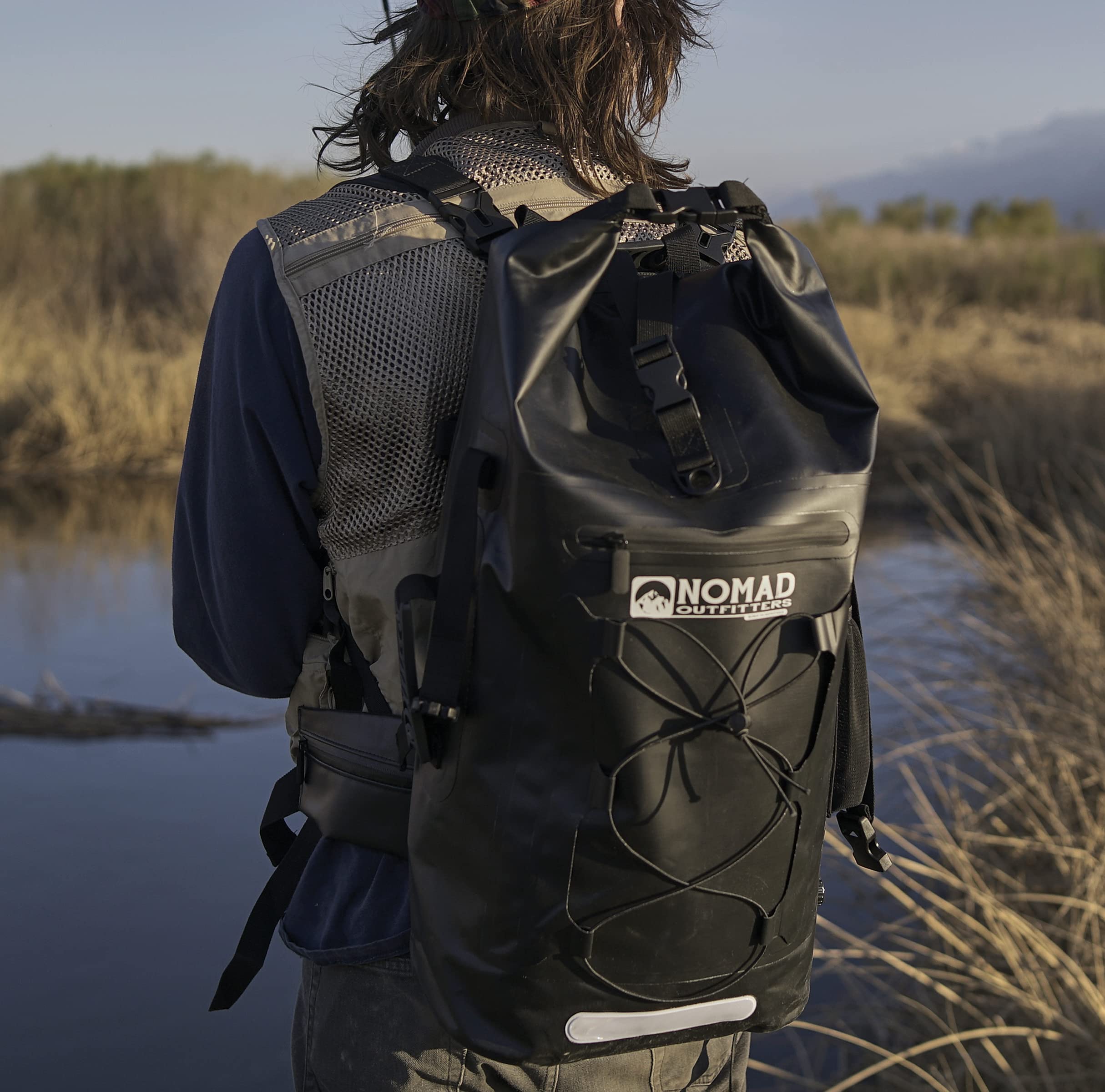 Grehge Nomad Outfitters | STEALTH 30L - Heavy Duty Waterproof Roll-Top Dry Ba