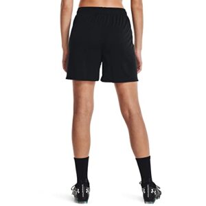 Under Armour Women's Golazo 3.0 Shorts, Black (001)/White, X-Large