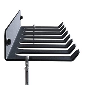 Gym Storage Rack Resistance Band Rack Wall Mount Barbell Rack Heavy Duty Home Gym Storage Rack for Gym Equipment, Exercise Bands, Lifting Belts and Jump Ropes, Gym Accessories (8 prongs)