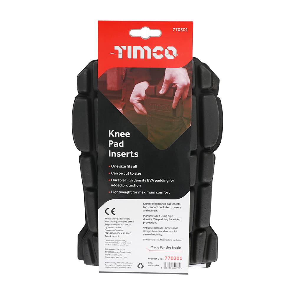 TIMCO 770301 Foam Knee pad Inserts One Size