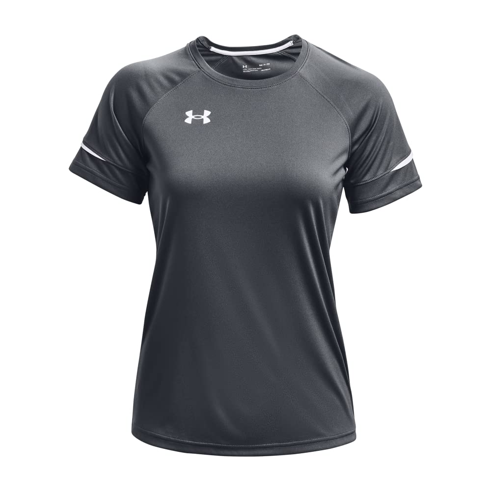 Under Armour Women's Golazo 3.0 Jersey, Pitch Gray (012)/White, Large