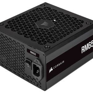 CORSAIR RM Series (2021), RM650, 650 Watt, 80 PLUS GOLD Certified, Fully Modular Power Supply