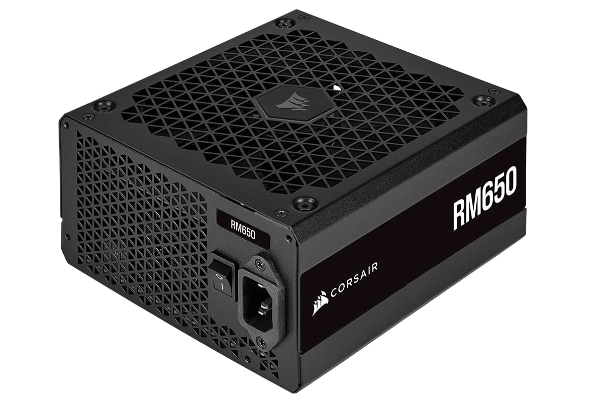 CORSAIR RM Series (2021), RM650, 650 Watt, 80 PLUS GOLD Certified, Fully Modular Power Supply